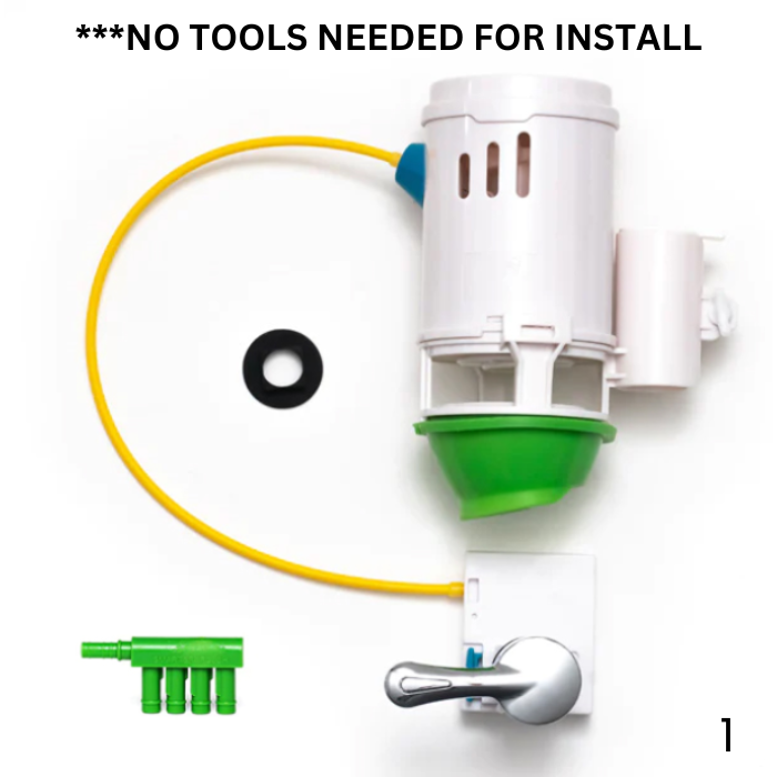 2” Flapper and Chain Eliminator Quick Connect Valve Conversion Kit and ...